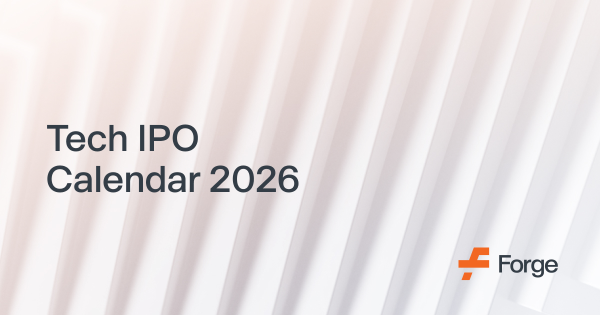 Forge - Tech IPO Calendar for 2026