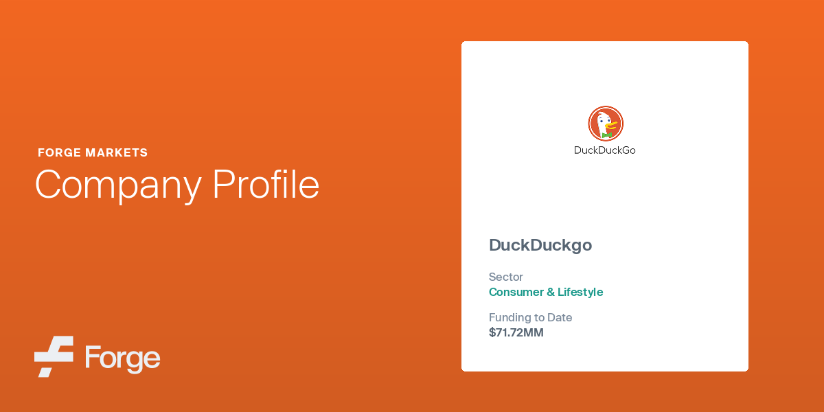 Invest and Sell DuckDuckgo Stock - Forge