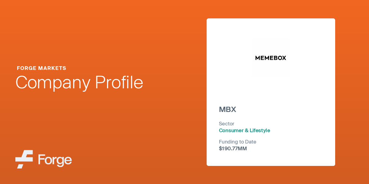 Invest and Sell MBX Stock - Forge