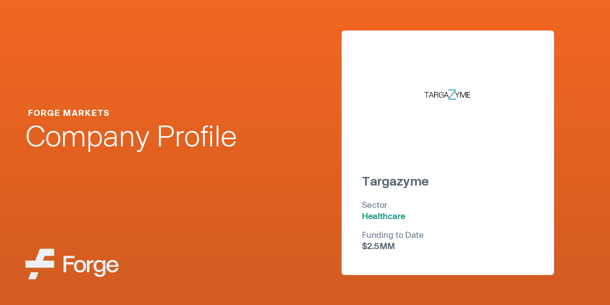Invest and Sell Targazyme Stock - Forge