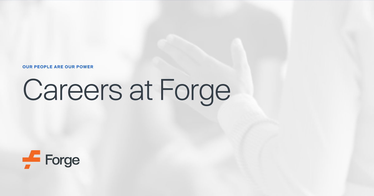 Forge - We Are Hiring!