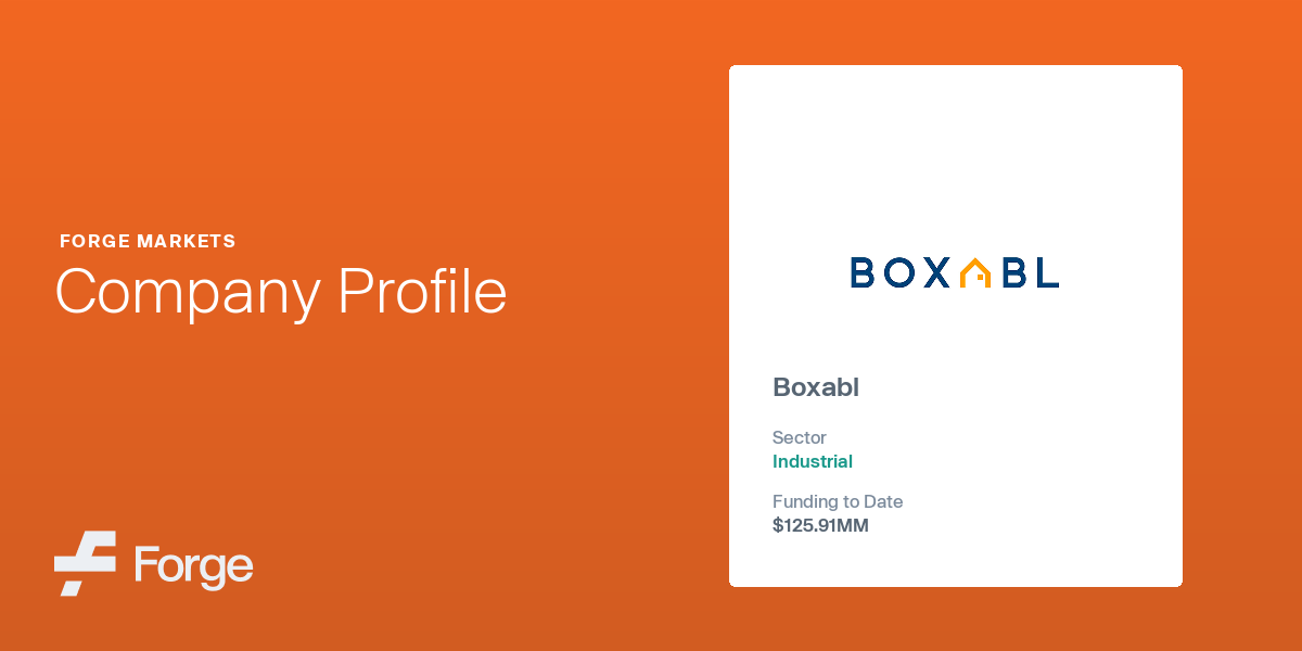 Invest and Sell Boxabl Stock - Forge Invest and Sell Boxabl Stock - Forge
