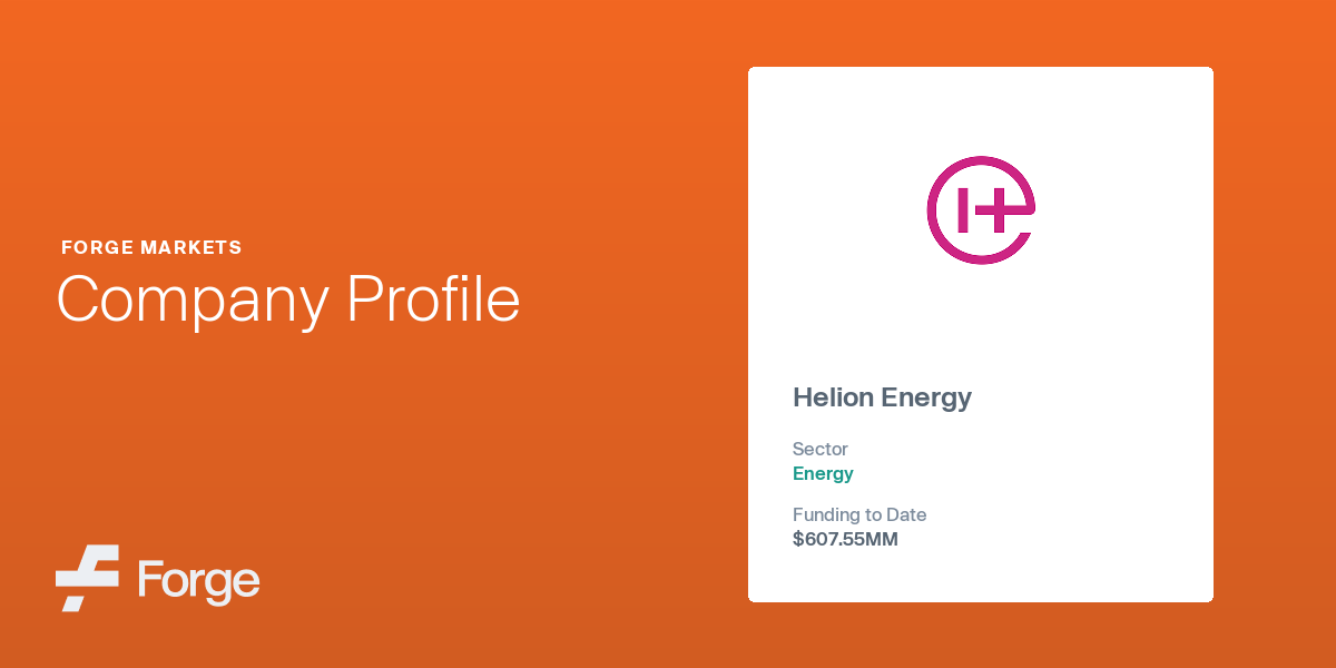 Invest and Sell Helion Energy Stock - Forge