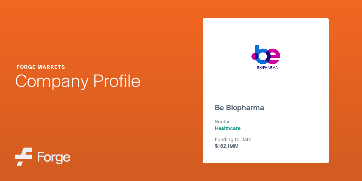 Invest and Sell Be Biopharma Stock - Forge